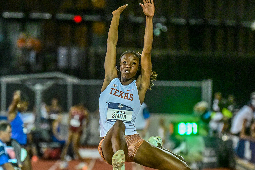 NCAA Women’s Long Jump — Smith Wins For Home Team - Track & Field News