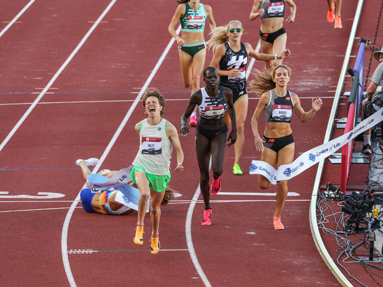 USATF Women’s 1500 — Hiltz Outkicks Mu - Track & Field News
