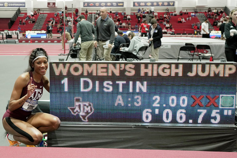 Lamara Distin — High-Flying Collegian Is Consistent Too - Track & Field ...