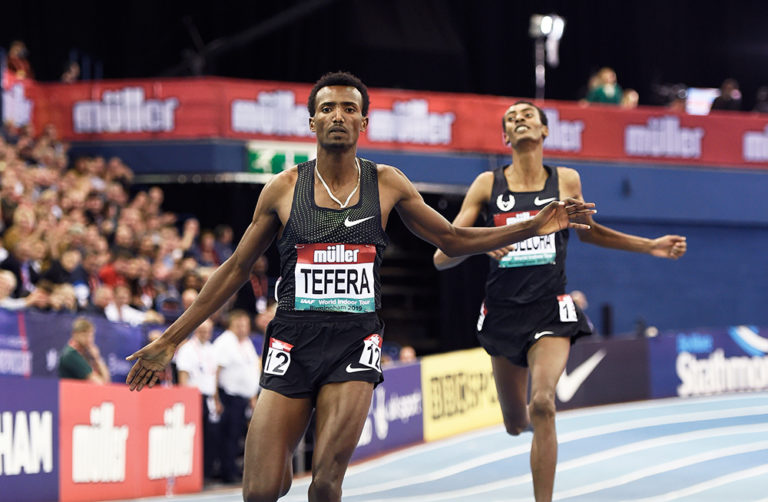 World Record — Samuel Tefera Runs 3:31.04 - Track & Field News