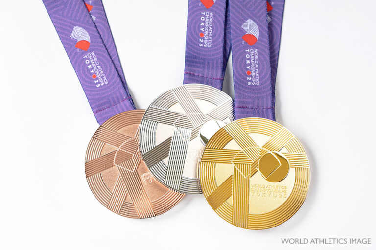 2025 World Championships Medal Winners Chart - Track & Field News