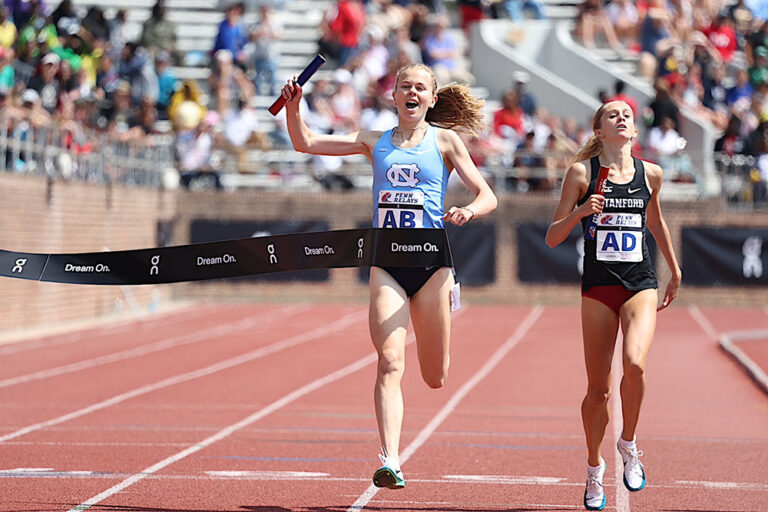 Penn Relays Women — Tar Heel CR In DMR Settled At The Line - Track ...