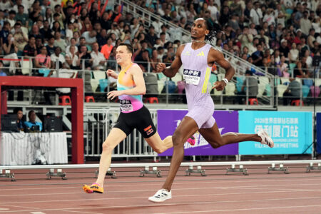 Xiamen DL Men — dos Santos Edges Out Warholm - Track & Field News
