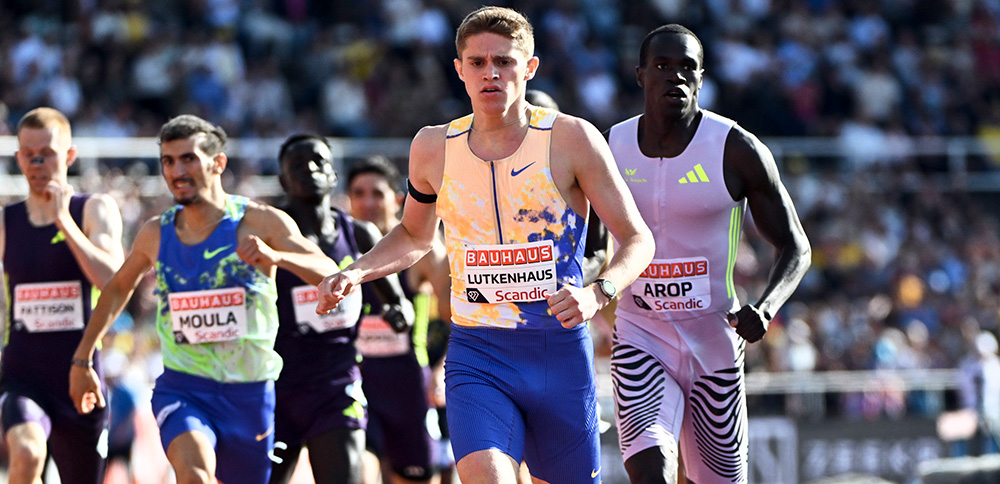 Stockholm DL Men — Lutkenhaus Shines On New Stage - Track & Field News